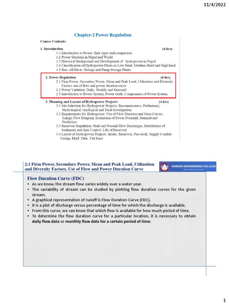 Chapter-02 Power Regulation | PDF | Electrical Substation | Electric ...