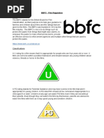 Understanding BBFC Age Classifications | PDF