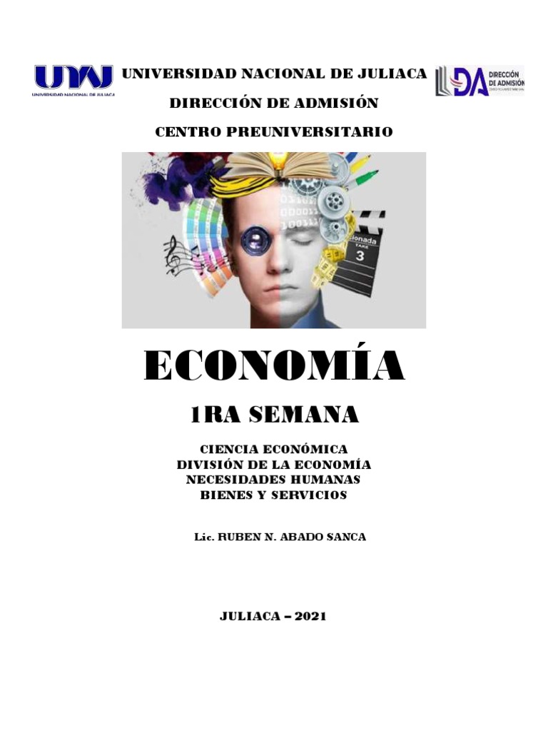 Semana 1 - Economia | PDF | Ciencias económicas | Bienes