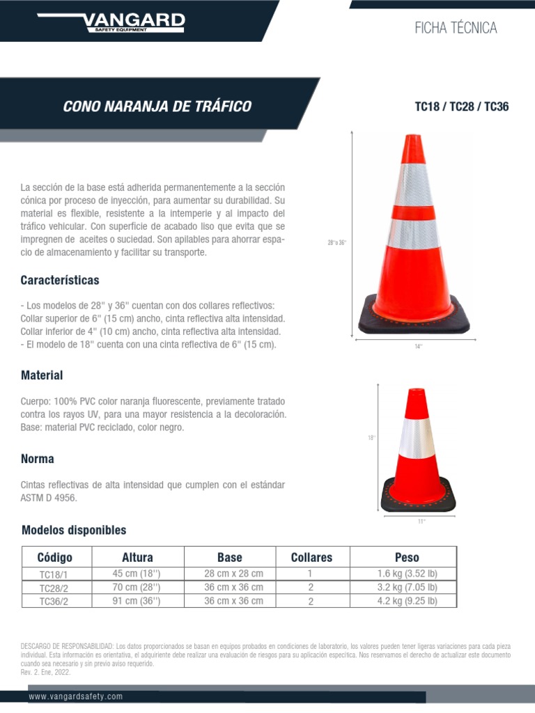 Conos Reflectivos de 36 Pulgadas | PDF