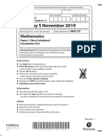 4ma1 1H Nov 23 | PDF | Area | Mathematics