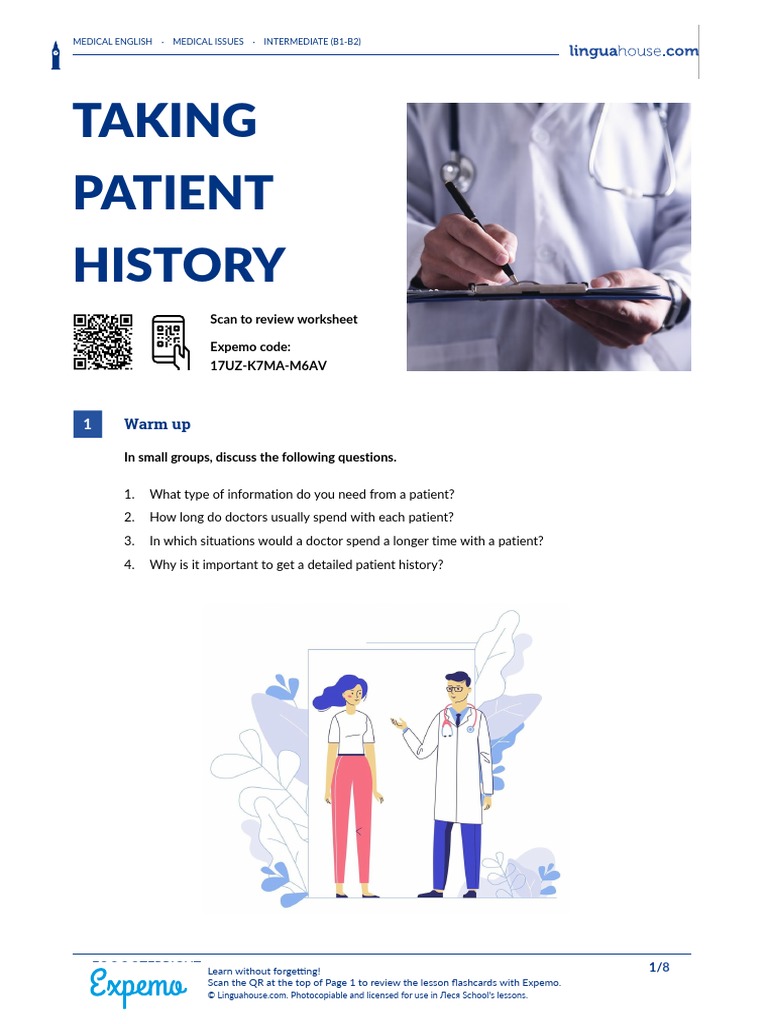 Patient History Taking Guide | PDF | Patient | Infection