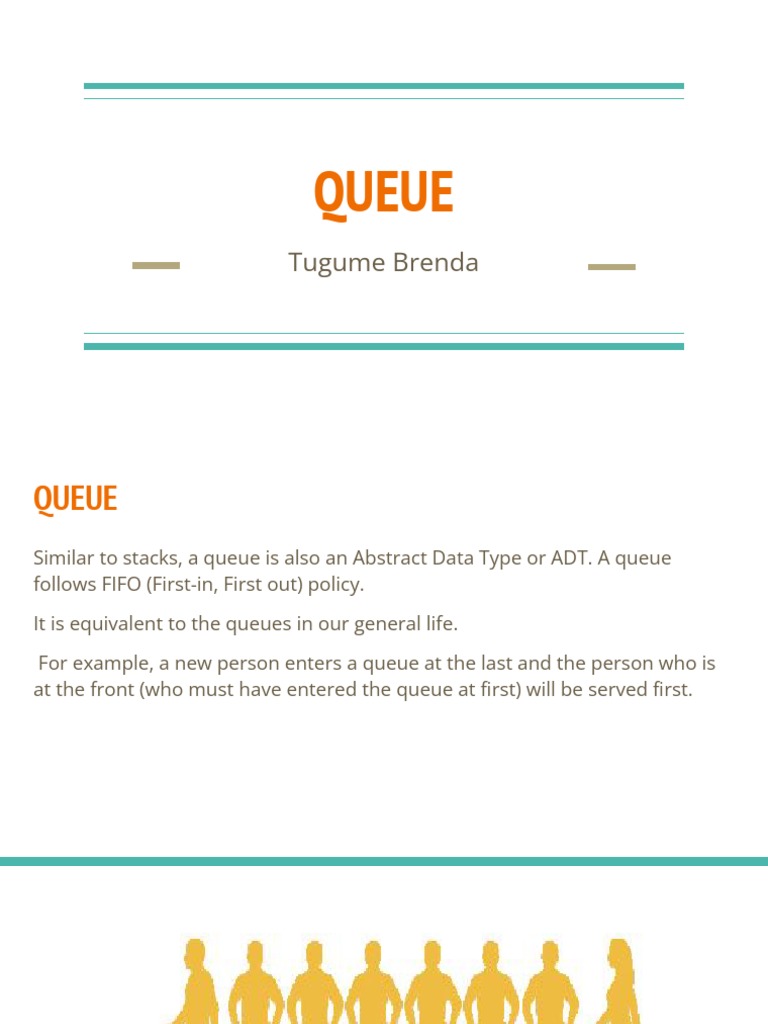 Queue | PDF | Queue (Abstract Data Type) | Theoretical Computer Science Queue | PDF | Queue (Abstract Data Type) | Theoretical Computer Science