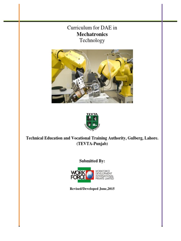 Curriculum For Dae in Mechatronics Technology | PDF | Trigonometric ...