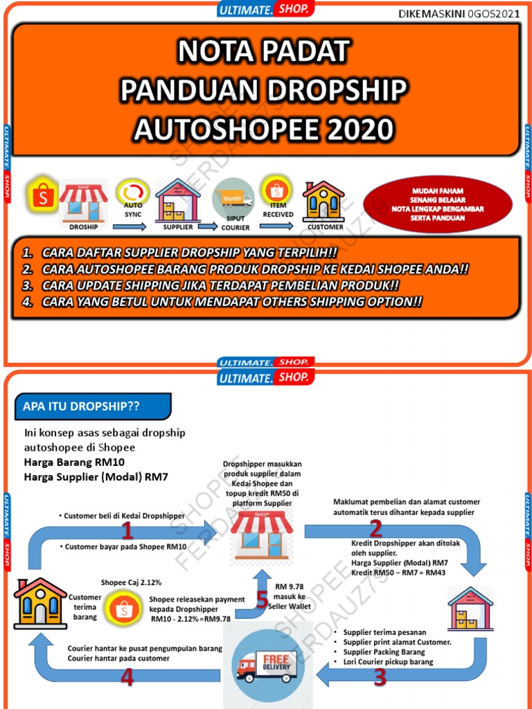 2-NOTA PADAT DROPSHIP SHOPEE 2020 (AUTOSHOPEE)update24082021 | PDF