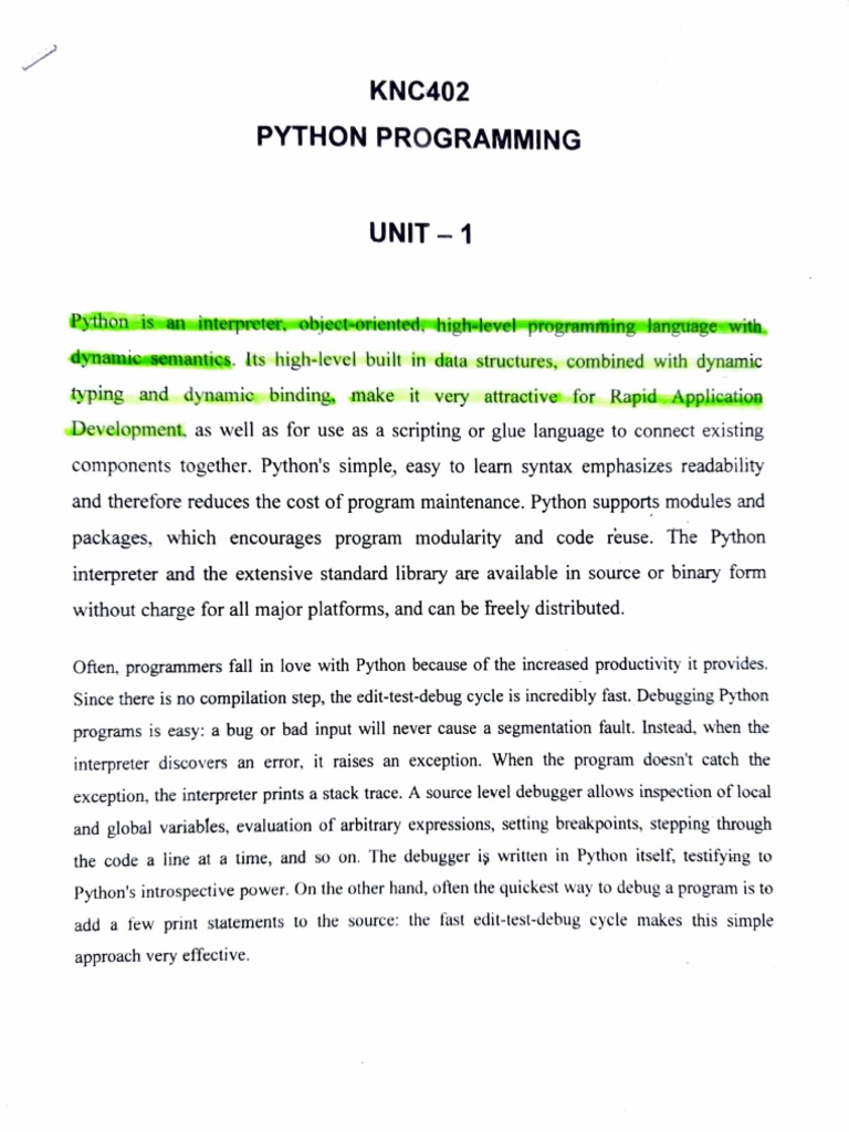 Python Programming | PDF | Programming Language | Python (Programming ... Python Programming | PDF | Programming Language | Python (Programming ...
