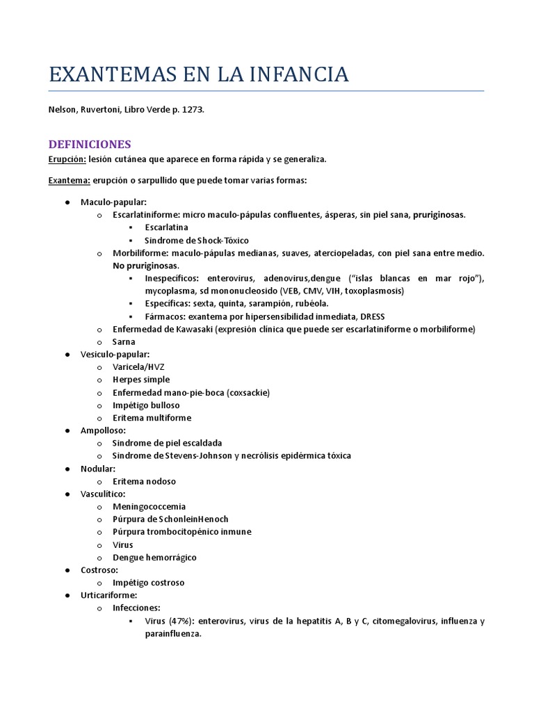Enfermedades Eruptivas | PDF | Sarampión | Virus