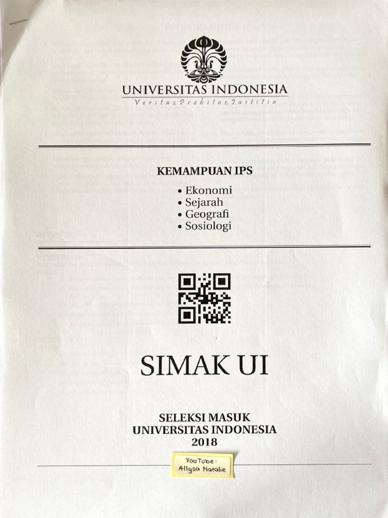 Simak Ui Reguler 2018 | PDF