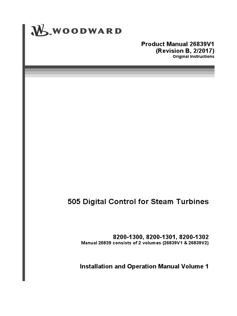 Peak 505 Digital Control For Steam Turbines | PDF | Printed Circuit ...