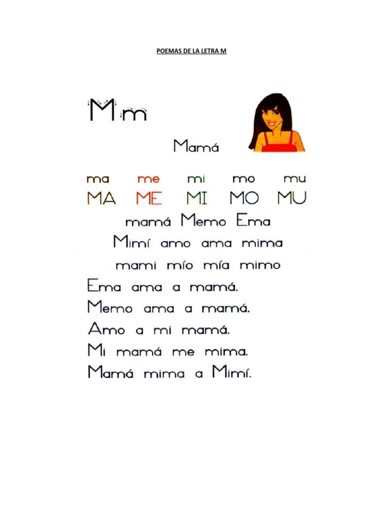 Poemas de La Letra M | PDF
