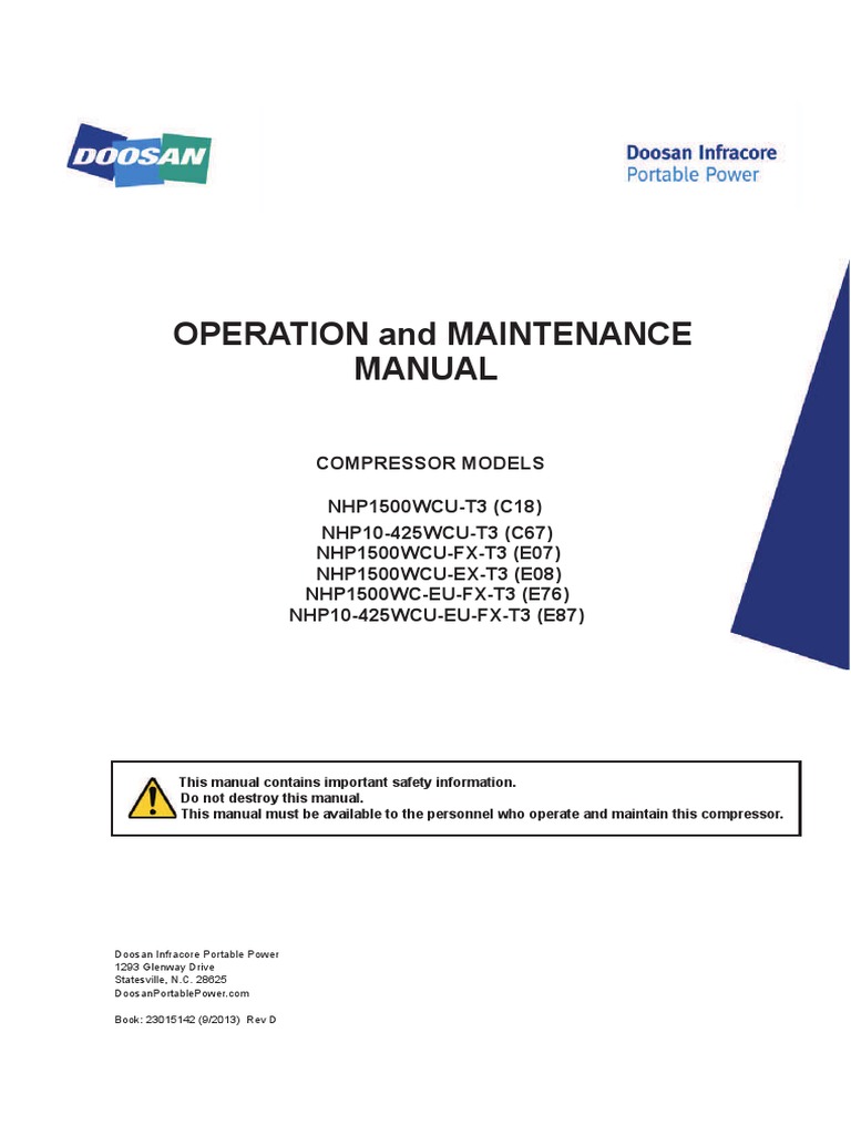 Doosan Manual | PDF | Truck | Valve