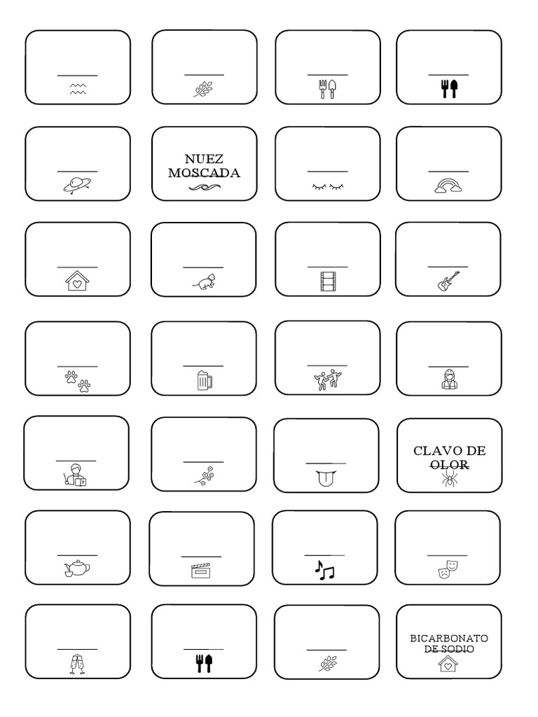 Lista de Especias y Condimentos | PDF