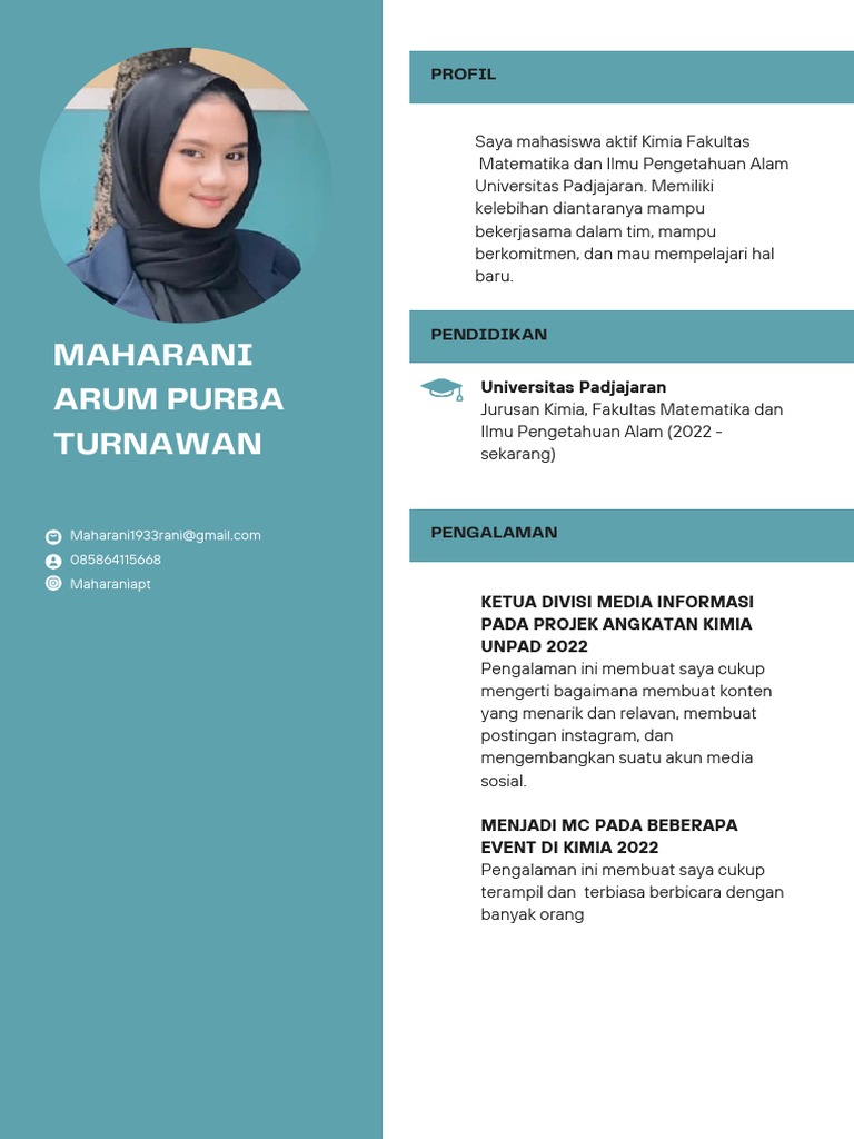 CV Maharani APT | PDF