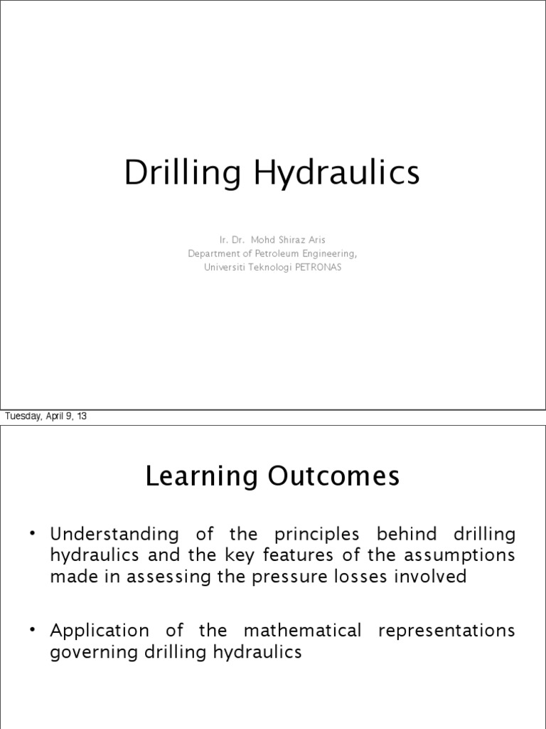 (8.2) Drilling Hydraulics 2 | PDF | Fluid Dynamics | Reynolds Number