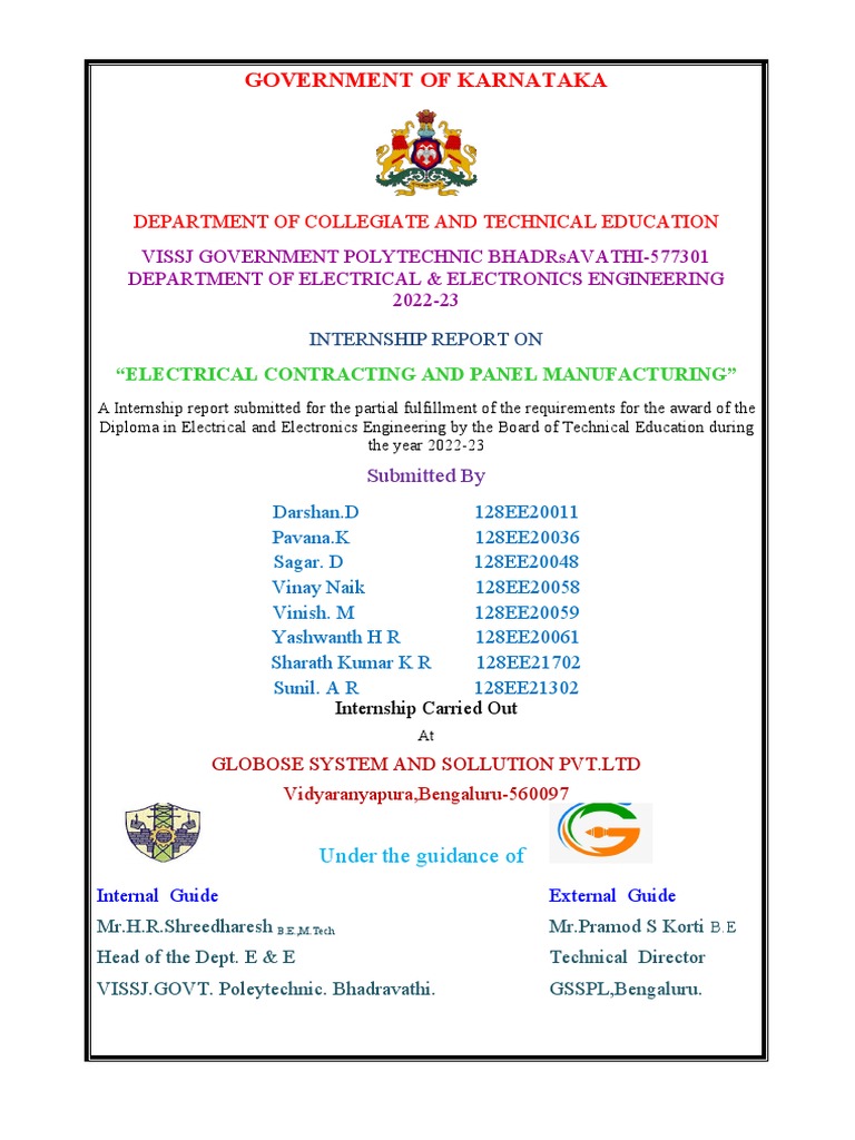 Final Report Hod | PDF