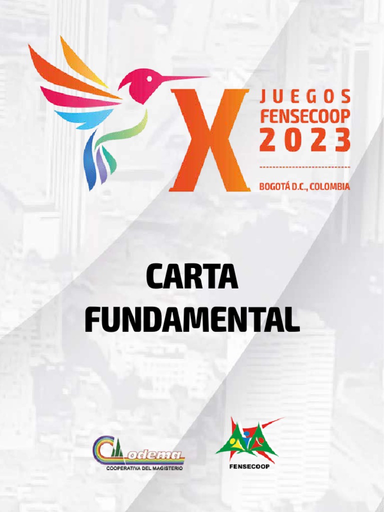 Reglamento de Juegos CODEMA 2023 | PDF | Cooperativa | Colombia