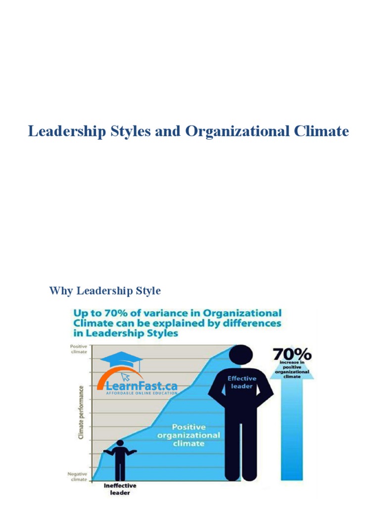 Leadership Style and Organizational Climate | PDF | Leadership | Goal