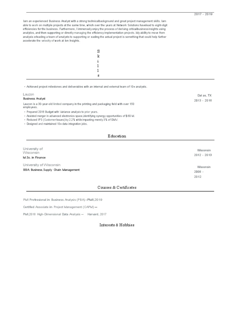 Ivy League Cover Letter Template 1 439b5cab58 | PDF | Business Analysis ...