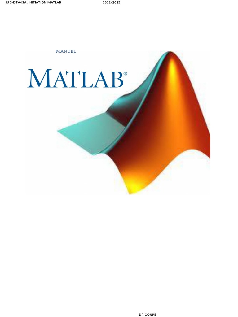 Manuel Matlab 2022 | PDF | MATLAB | Programmation informatique