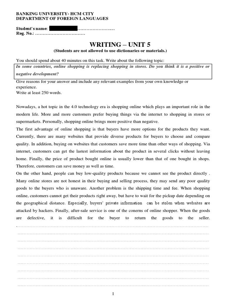 Unit 5 | PDF | Online Shopping | Market (Economics)