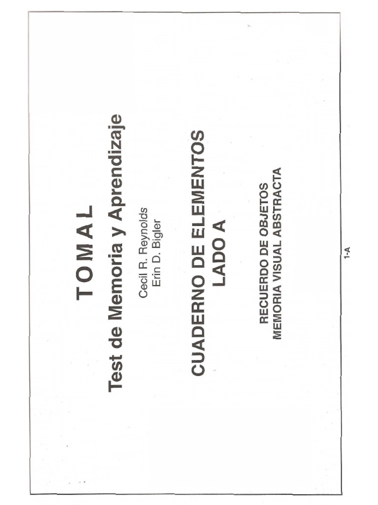 Cuaderno de Elementos Lado A | PDF