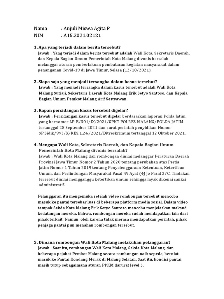 Anjuli Miswa (5W+1H) | PDF