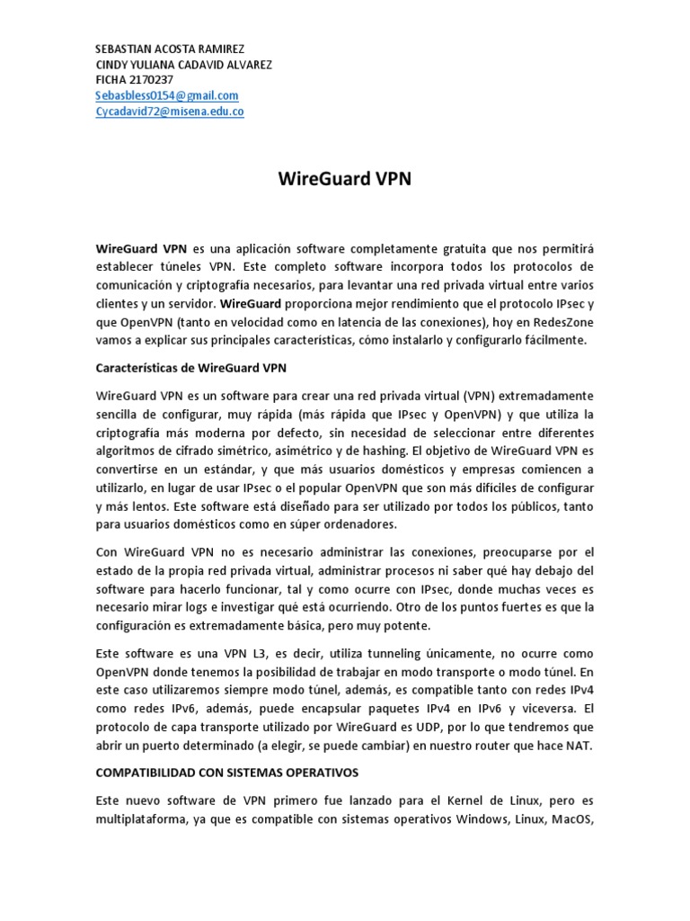 Guía de Configuración WireGuard VPN | PDF | Red privada virtual | Telecomunicaciones