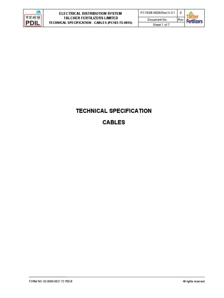 PDIL Cables | PDF | Electrical Conductor | Wire