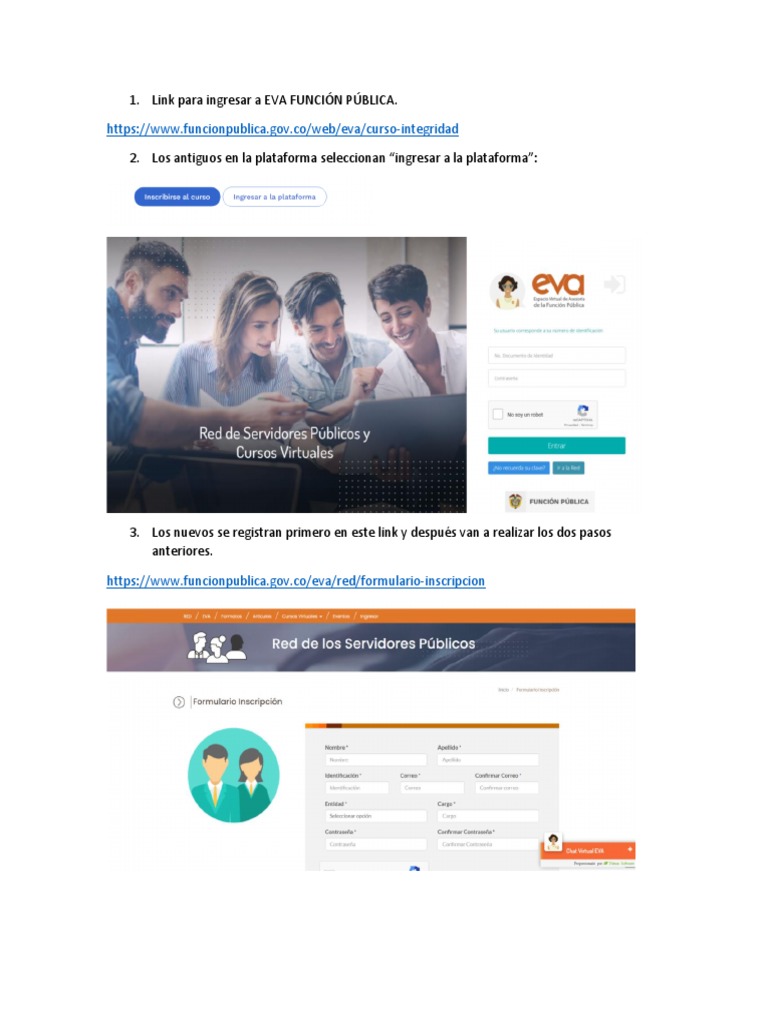 Eva Función Pública - Cursos | PDF