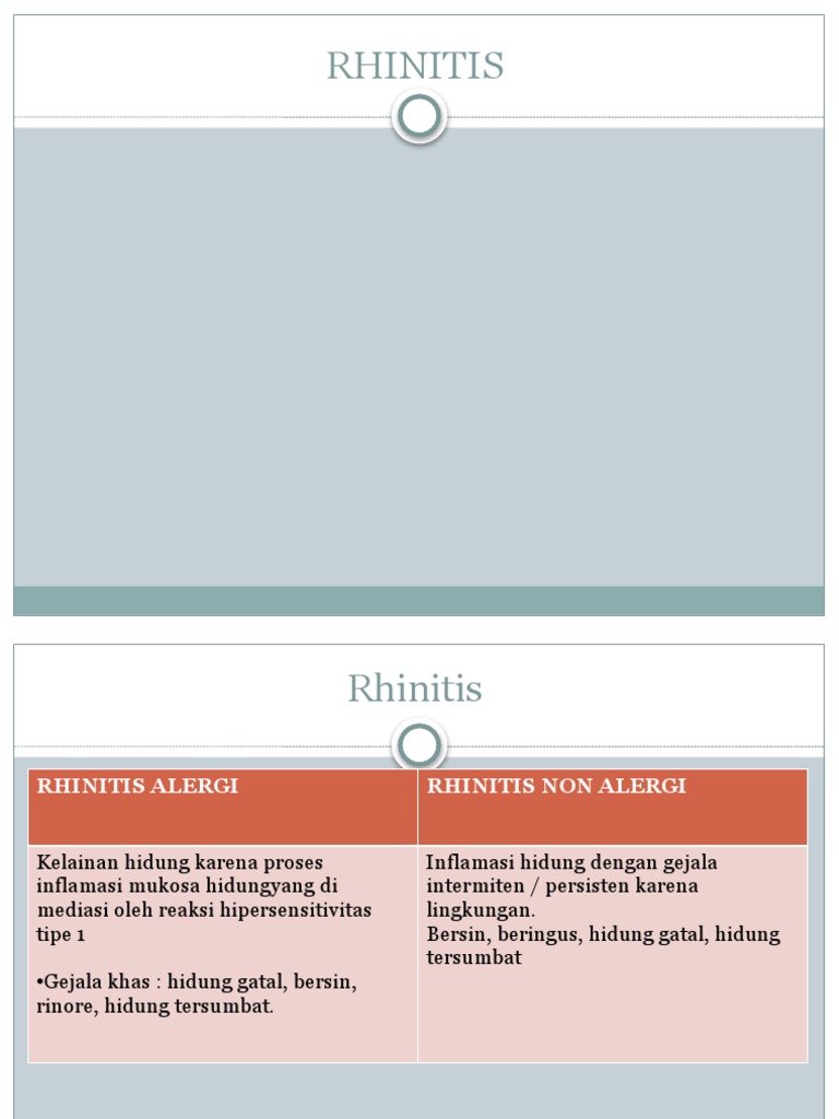 Rhinitis | PDF