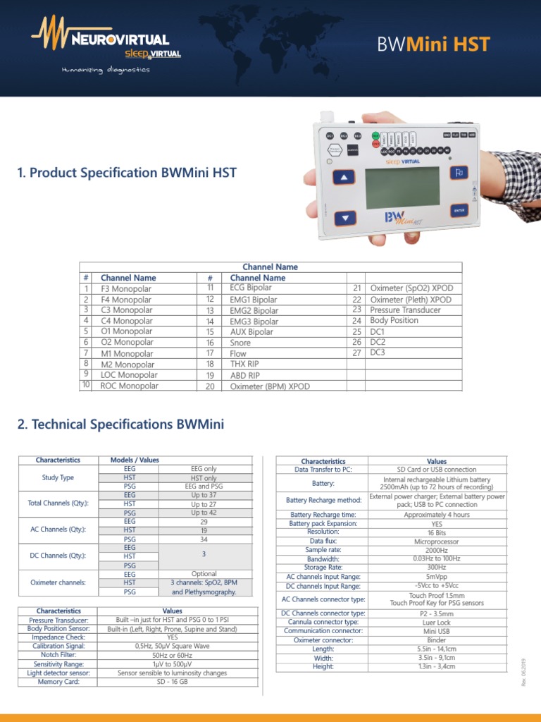 BW Mini HST | PDF | High Voltage Direct Current | Usb