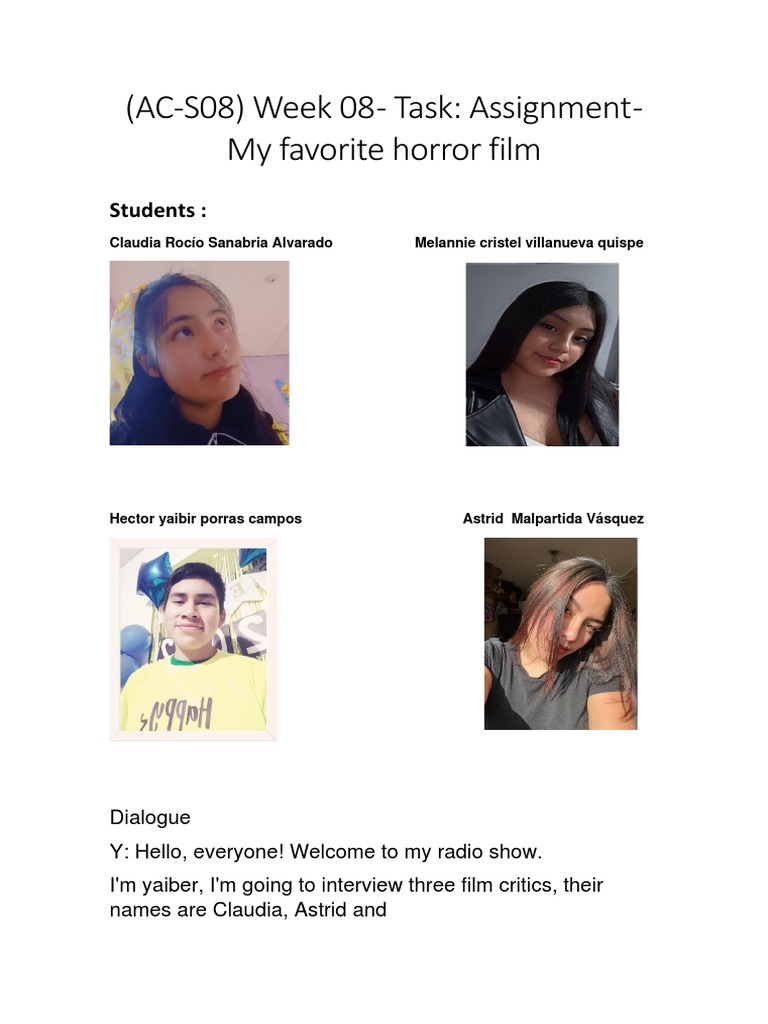 Horror Film Reviews in English | PDF