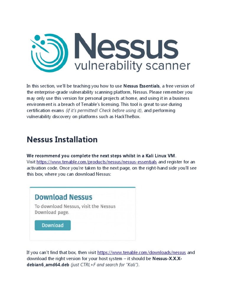 Nessus | PDF | Word Press | World Wide Web Nessus | PDF | Word Press | World Wide Web