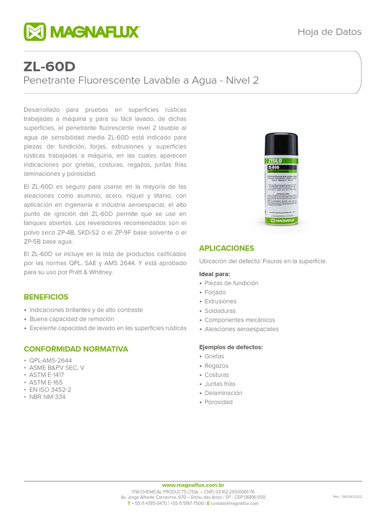 ZL 60D HojadeDatos Espanhol1 | PDF | Materiales | Sector secundario de ...