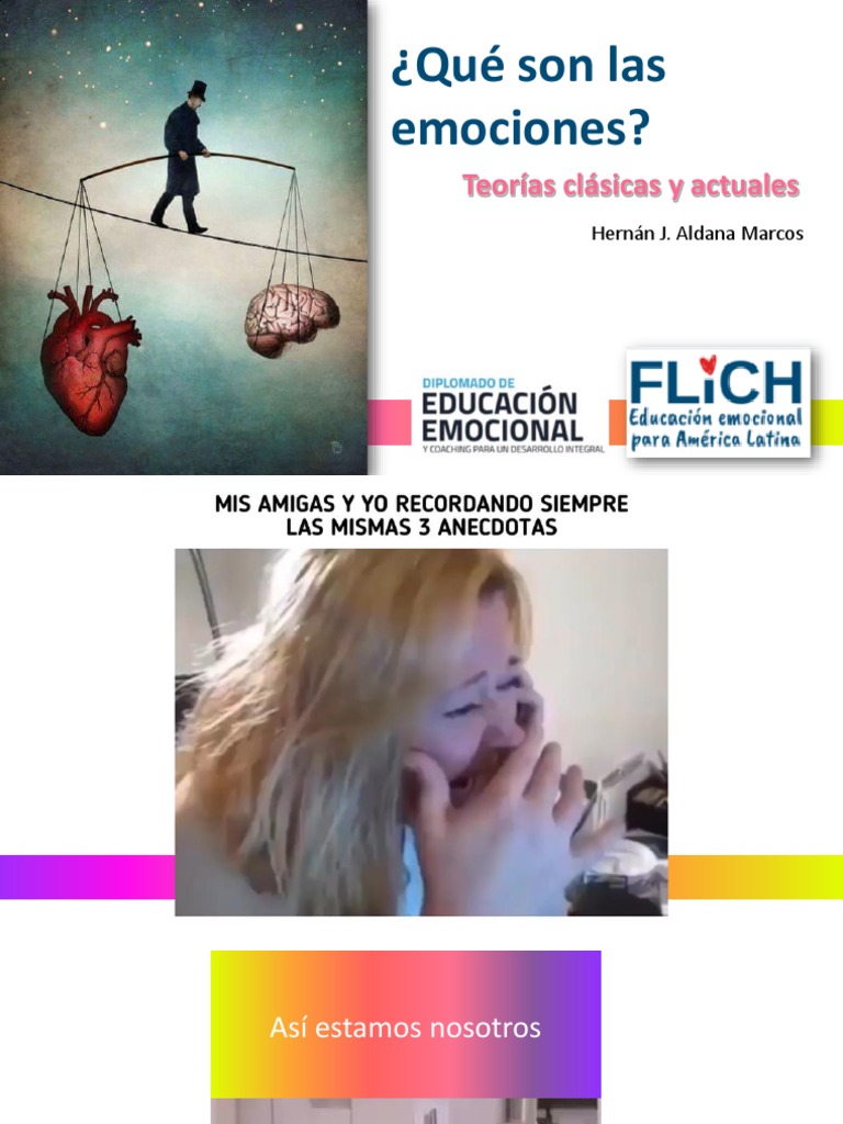 Que Son Las Emociones Teorias Aldana 2023 Pdf Las Emociones
