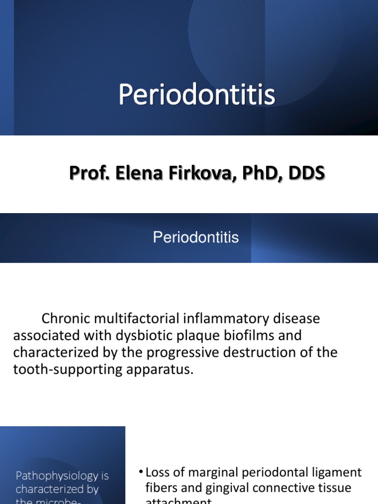 Periodontitis - Clinical | PDF | Periodontology | Medical Specialties