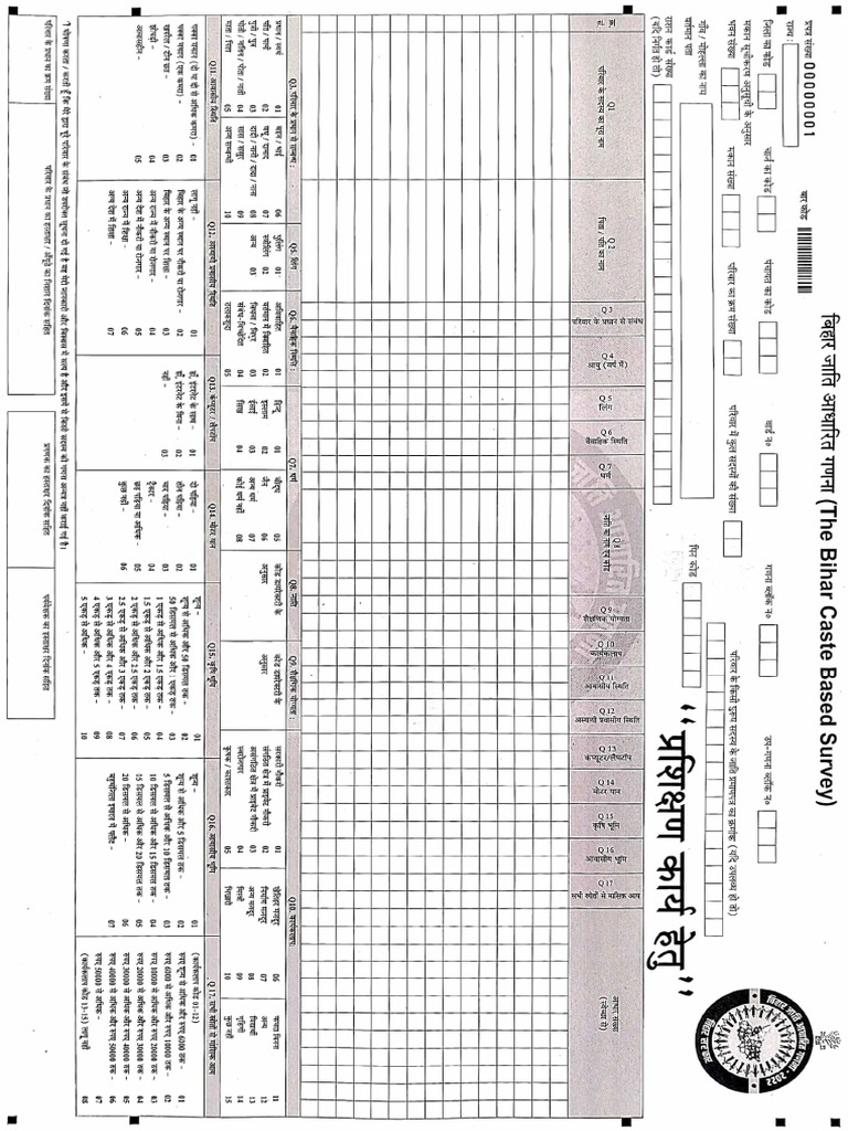 Cast Servey Form | PDF