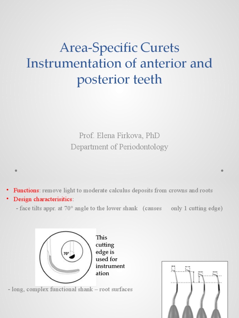 Gracey - Instrumentation | PDF | Anatomical Terms Of Location | Dentistry