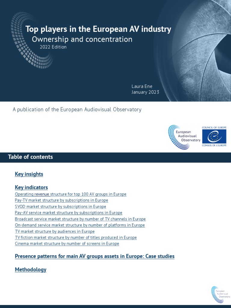 Top Players in The European AV Industry - 2022 Edition - L. Ene | PDF ...