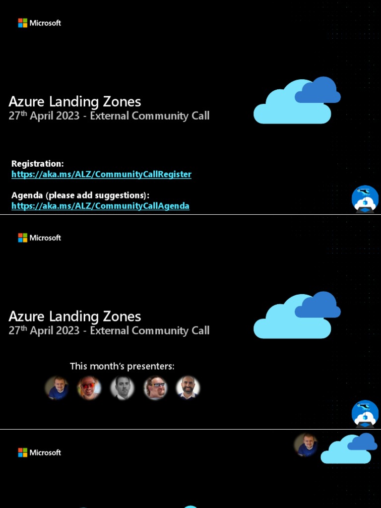 ALZ Community Call 27-04-2023 | PDF | Microsoft Azure | Software ...