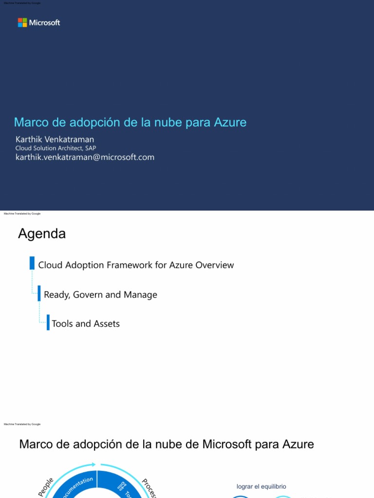 CAF Azure Partner Day v1.0 | PDF | Computación en la nube | Microsoft Azure