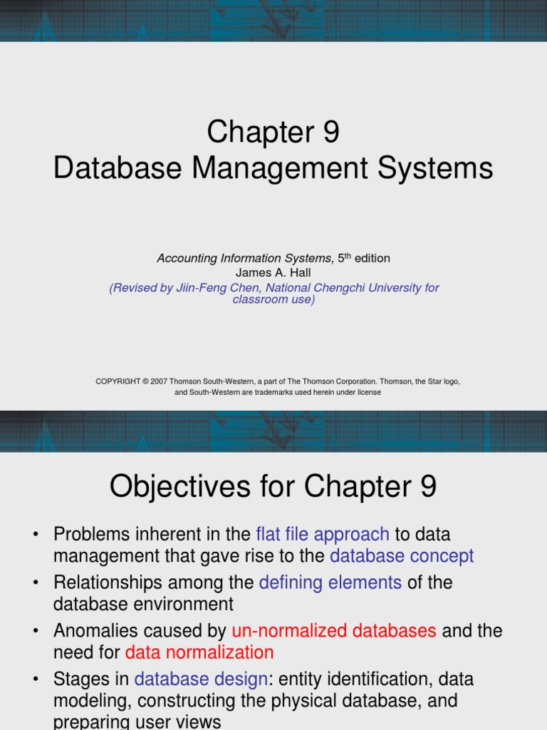 Ch09 DBMS (Revised 20071206) | PDF