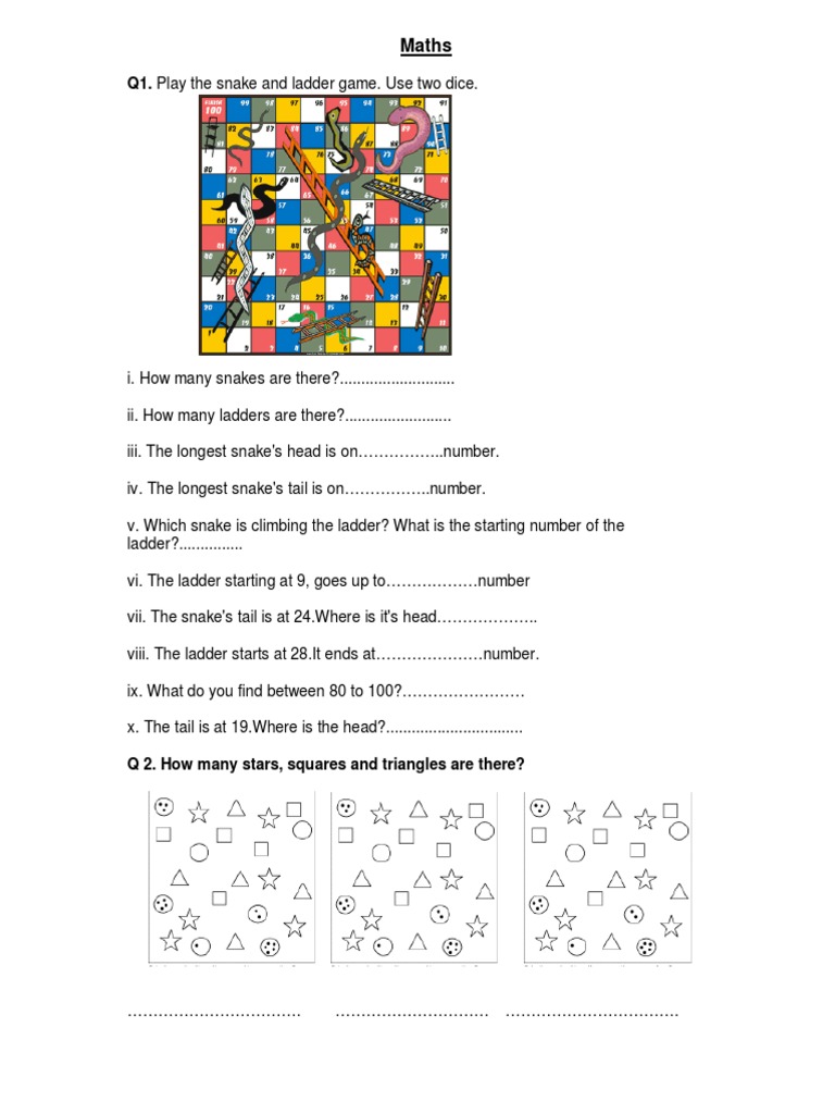 CBSE Class 2 Maths Practice Worksheets (130) - Revision | PDF