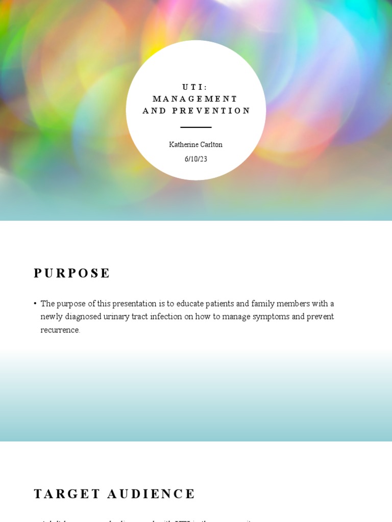 Teaching Care Plan Uti | PDF | Urinary Tract Infection | Medical ...