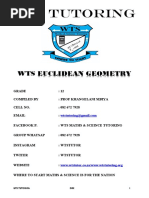 2019 Grade 12 Euclidean Geometry | PDF | Precalculus | Teaching Mathematics