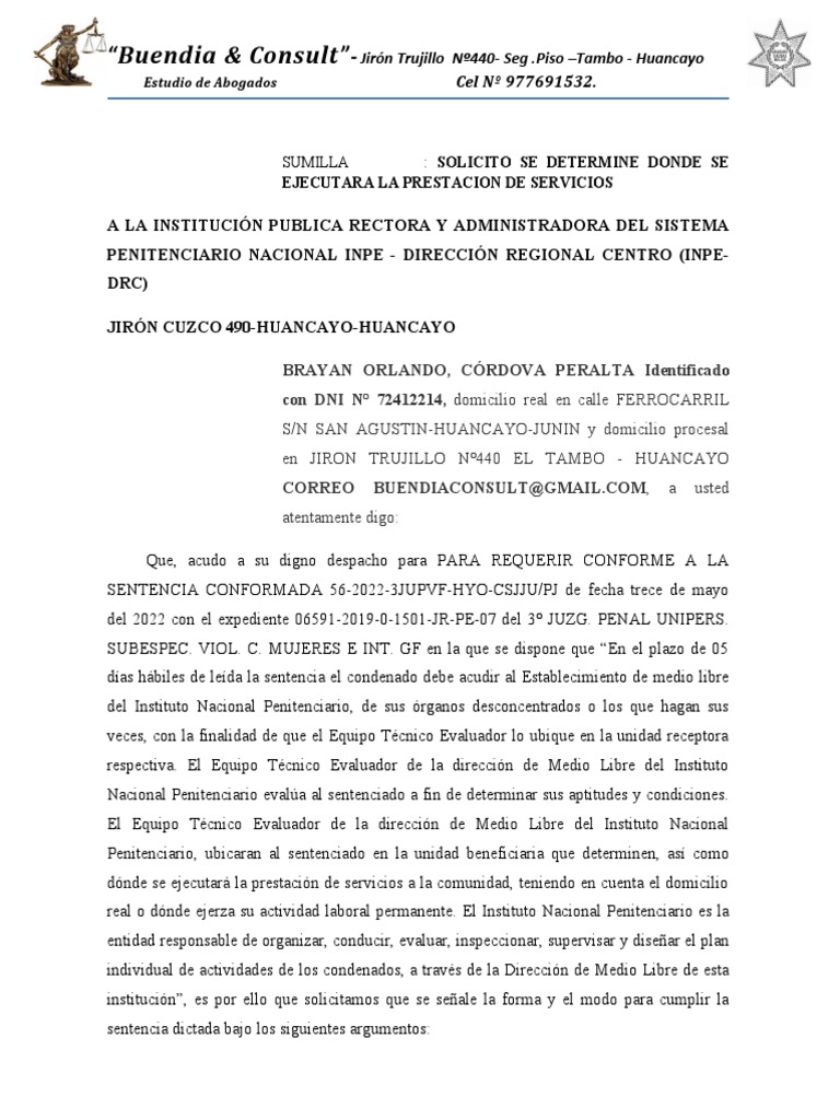 solicitud INPE | PDF | Ley Pública | Gobierno