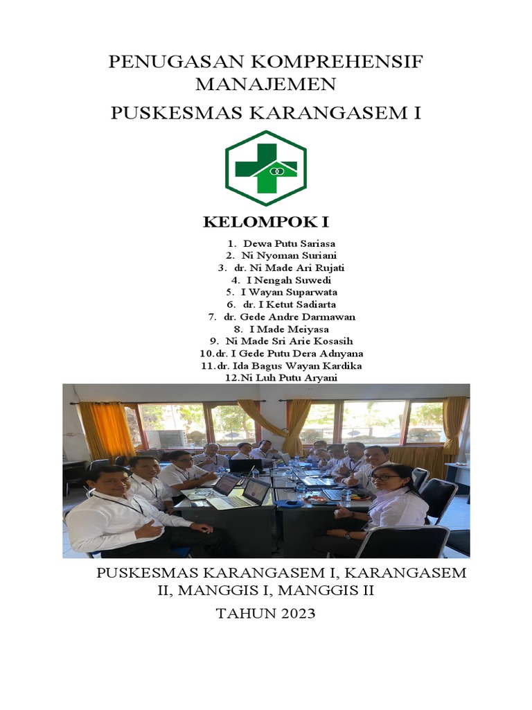 contoh PENUGASAN KOMPREHENSIF KEL. I KARMA | PDF