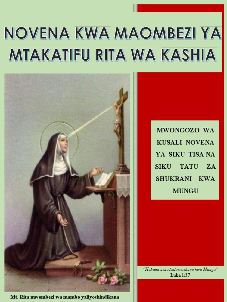 Rita Wa Kashia Novena | PDF