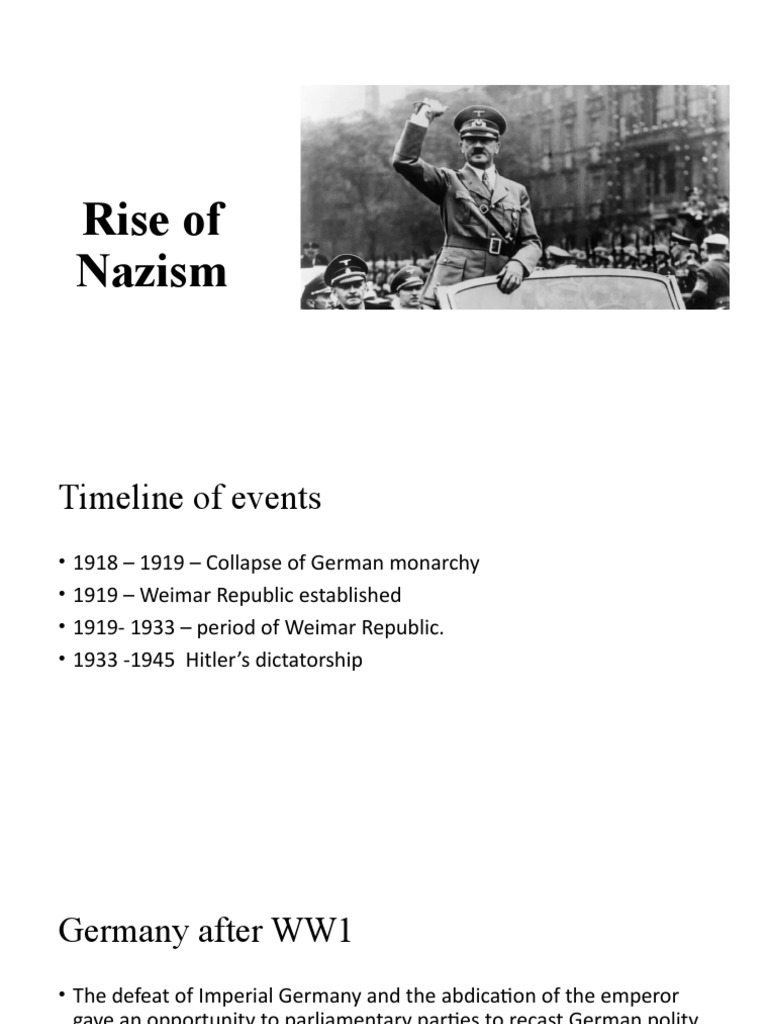 Rise of Nazism | PDF | Weimar Republic | Nazi Germany