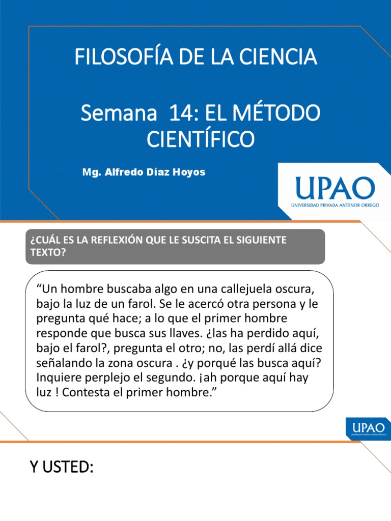 PPPT F. Ciencia Sem 14 | PDF | Método científico | Conocimiento